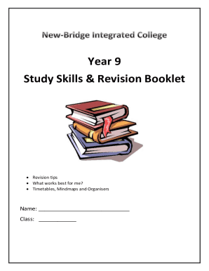 Fillable Online Year 9 Study Skills - Maximize Your Potential Fax Email ...