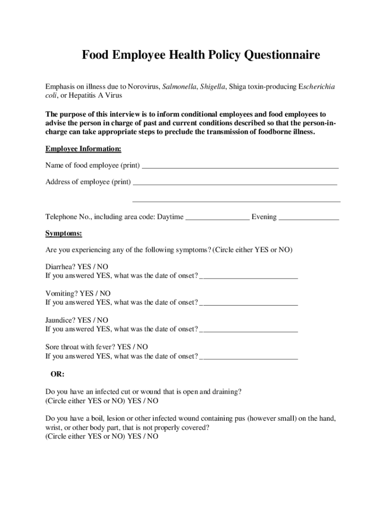 Fillable Online Office of Environmental Health Services Guide to ...