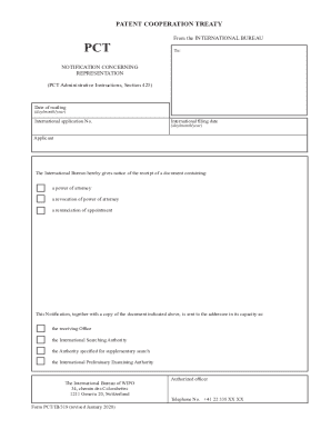 Fillable Online Form PCT/IB/319 Fax Email Print - pdfFiller