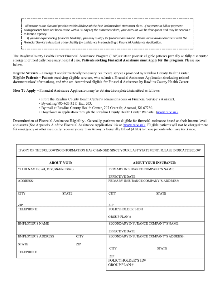 Fillable Online Financial-Assistance-Program-Statements- ... Fax Email ...