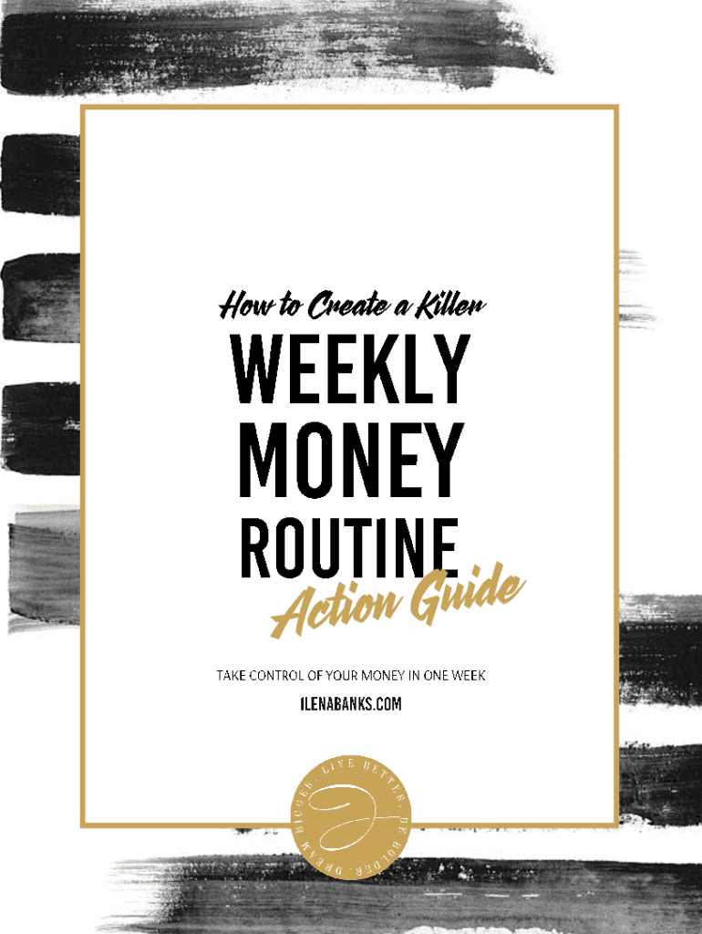 Fillable Online How To Create A Money Routine - Finance Fax Email Print ...