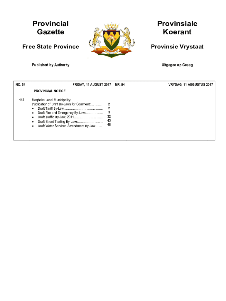 Fillable Online Moqhaka Local Municipality: Fax Email Print - pdfFiller