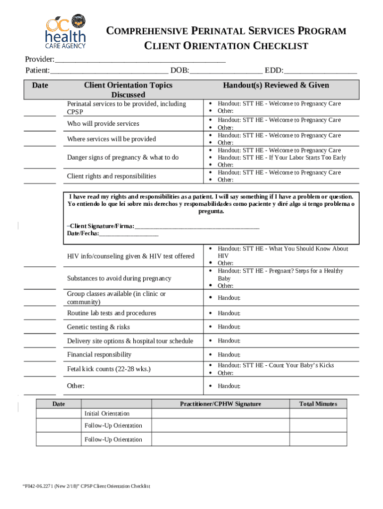 The CPSP program is based on the concept that services ... Doc Template ...