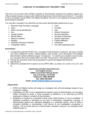 Fillable Online dpss lacounty Your Civil Rights - Department of Public Social Services Fax Email ...