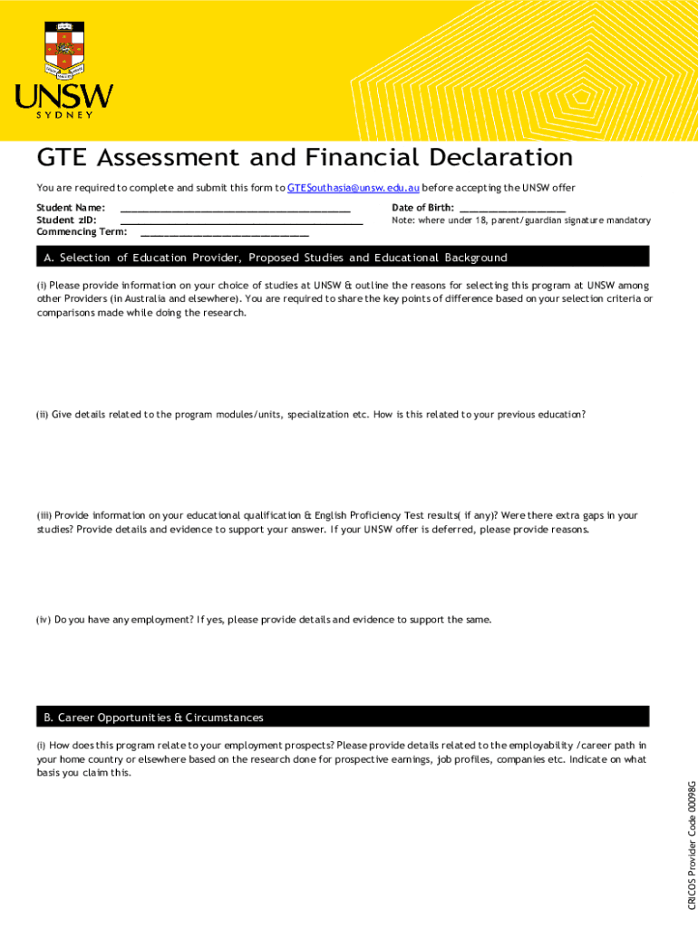 Fillable Online HDR Applicants Financial Declaration Form Fax Email Print - pdfFiller