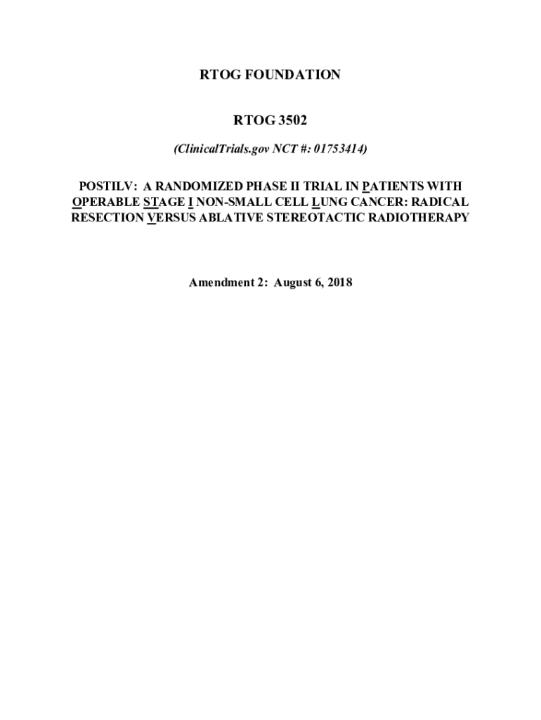 Fillable Online NRG Oncology and RTOG Foundation Integrated Efforts in ...