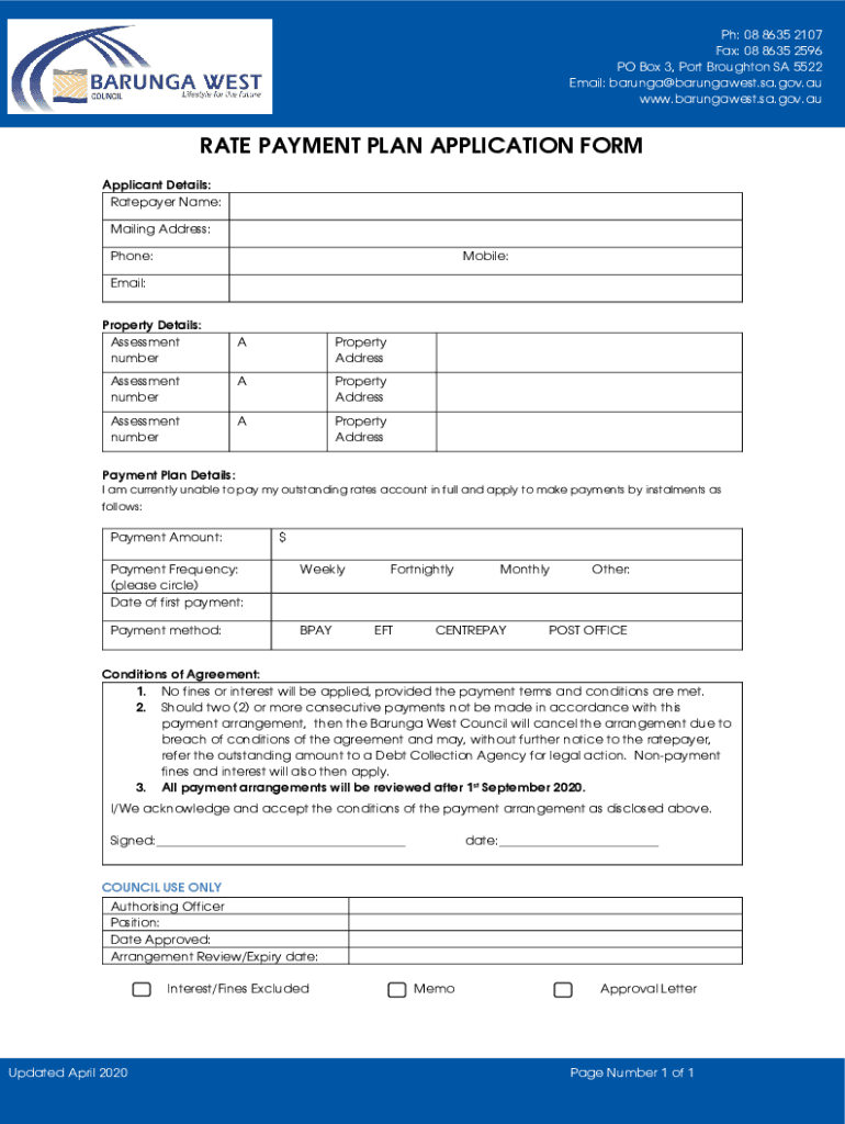 Fillable Online Barunga West Council Development Plan Fax Email Print ...