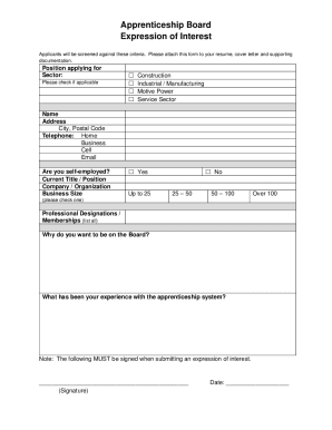 Fillable Online How to write a cover letter for your apprenticeship ...