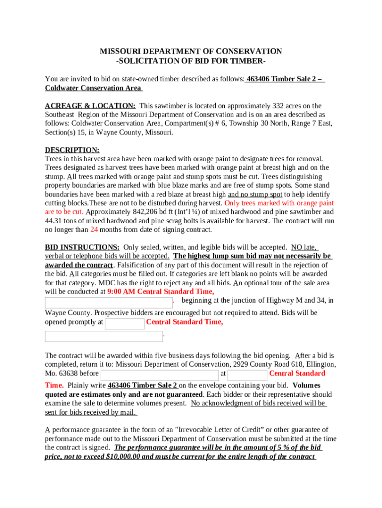 Timber-Sale-Bid-Solicitation.docx Doc Template | pdfFiller