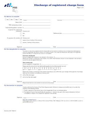 Fillable Online Discharge of registered charge form Fax Email Print ...