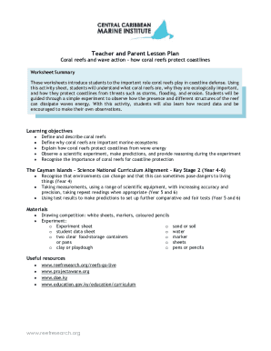 Fillable Online Activity sheet- Experiment- Wave action & Reef- FINAL ...