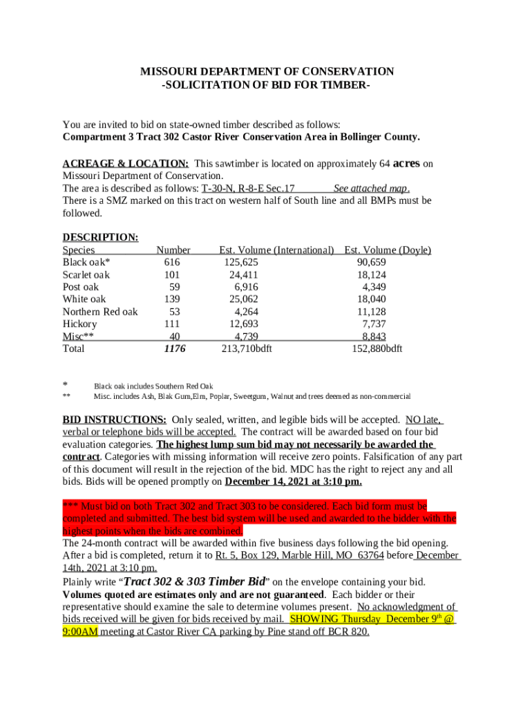 Timber-Sale-Bid-Solicitation-302.docx Doc Template | pdfFiller