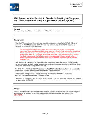 Fillable Online IECRE Certificates Fax Email Print - pdfFiller