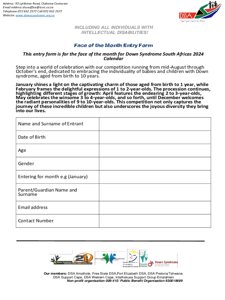 Fillable Online Access to Justice - Down Syndrome SA Fax Email Print - pdfFiller