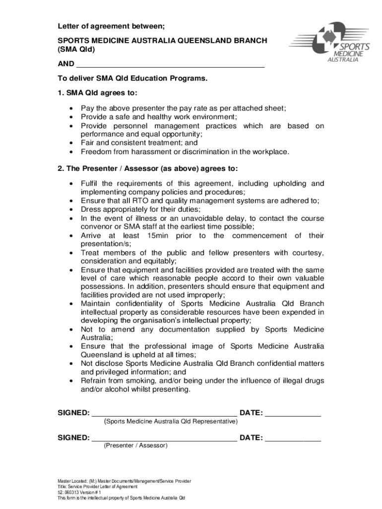Fillable Online orthopaedic sports medicine and arthroscopy match agreement Fax Email Print ...