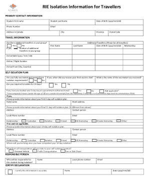 Fillable Online UI International Travel Policy for Students Fax Email ...