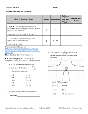 Fillable Online Domain and Range of Rational Functions Fax Email Print - pdfFiller