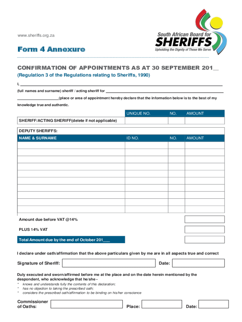Fillable Online Form 4 Annexure Fax Email Print - pdfFiller