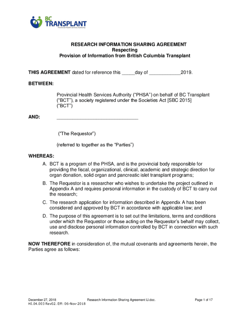 Fillable Online clinical study sub-site agreement - UBC UILO Fax Email Print - pdfFiller
