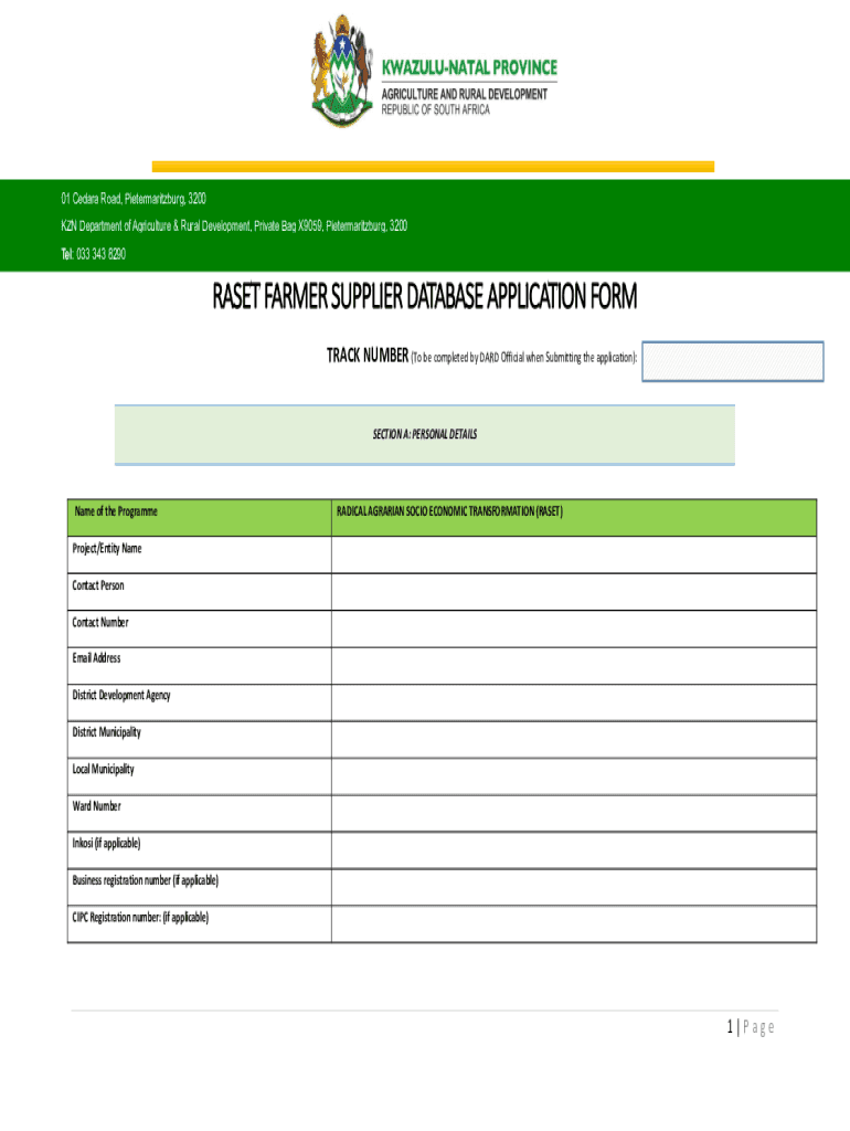 Fillable Online DARD Vendor Database Registration Form.pdf Fax Email Print - pdfFiller