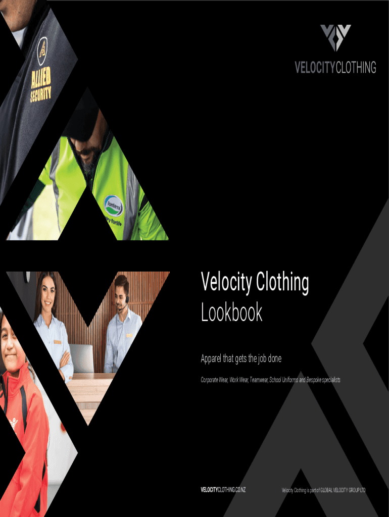 Fillable Online Velocity Clothing: HomeApparel Manufacturing Companies ...