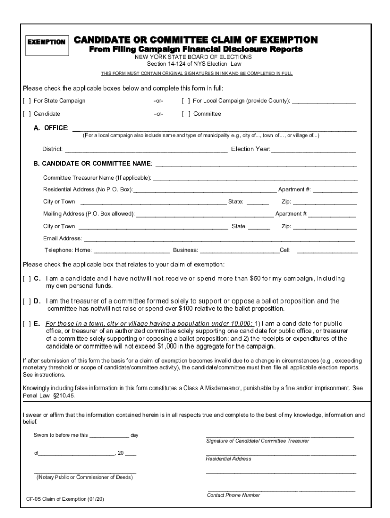 Fillable Online From Filing Campaign Financial Disclosure Reports Fax ...