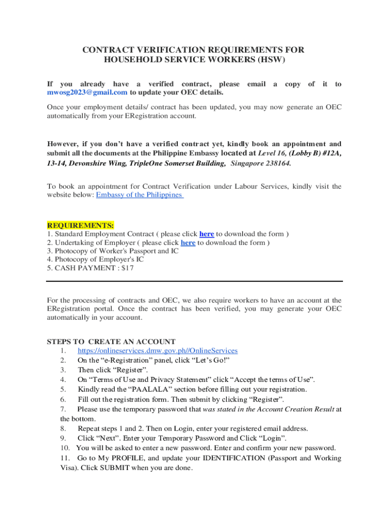 Fillable Online Overseas Employment Certificate (OEC) Fax Email Print ...