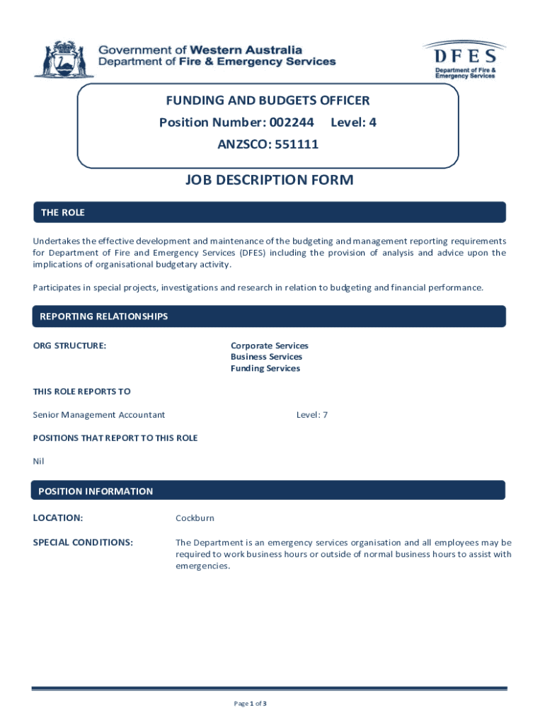 Fillable Online Request from Field Budget and Finance Division, ... Fax ...