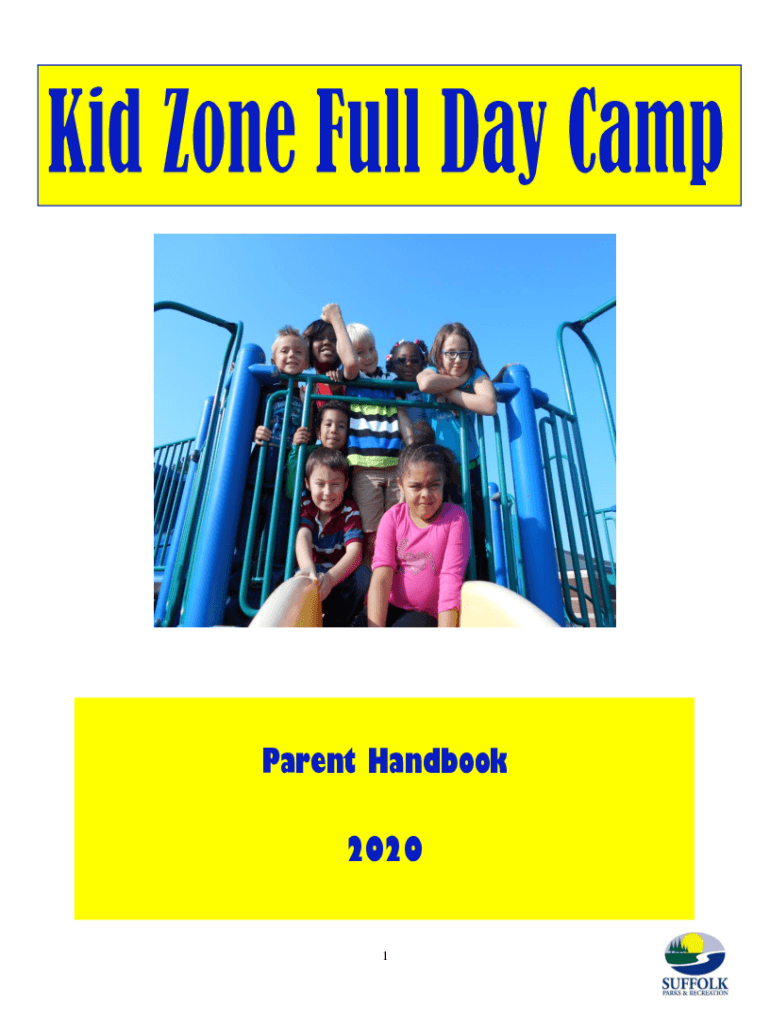 Fillable Online The Kid Zone full day camp program (Pre-K4- 5th grade ...