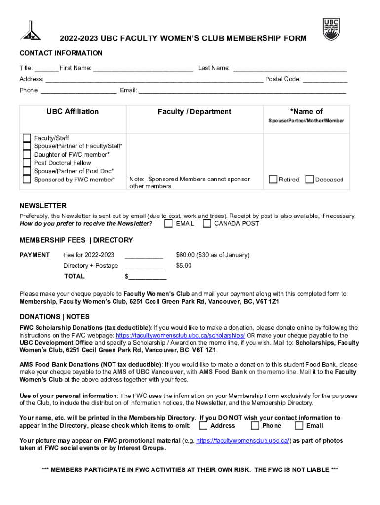 Fillable Online UBC Faculty & Staff Email Request Form Fax Email Print ...