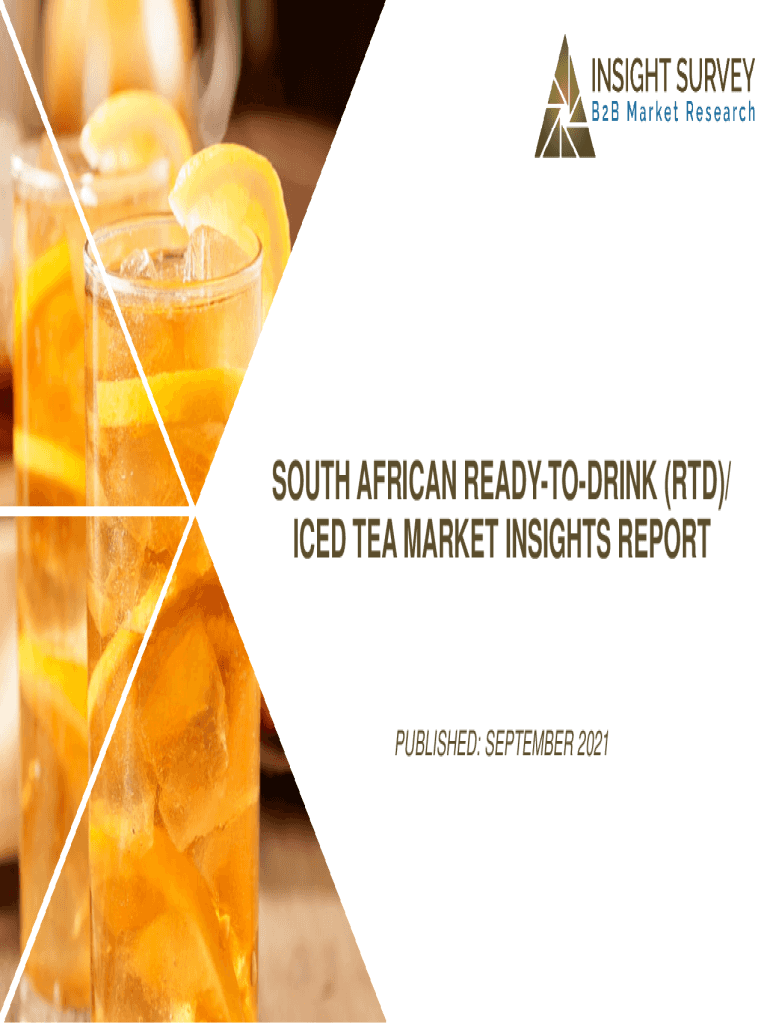 Fillable Online insightsurvey co South Africa Ready-To-Drink (RTD)/Iced ...