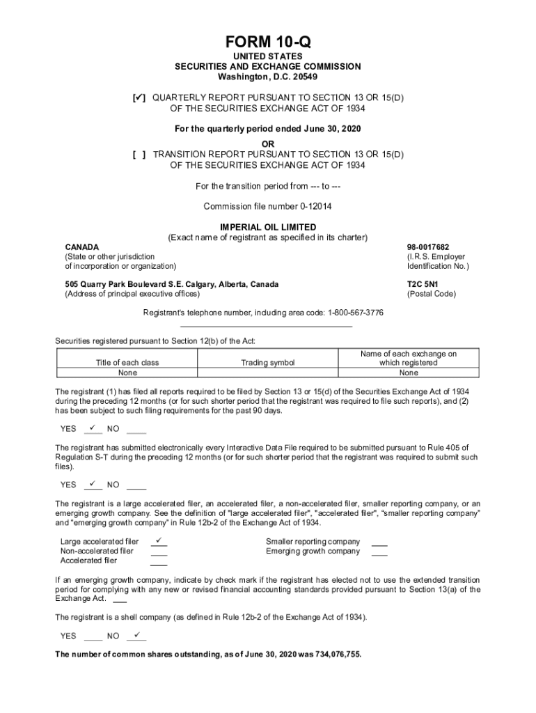 Fillable Online Q2 2020 FORM 10Q - FINAL - 30JUL20 - SEC FILING Fax ...