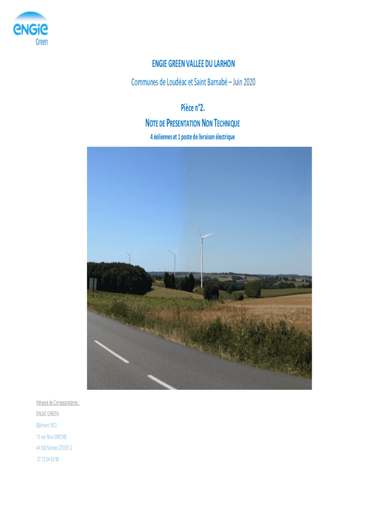 Remplissable En Ligne Entre Loudac et Saint-Barnab, le projet de d'oliennes ... Fax Email ...