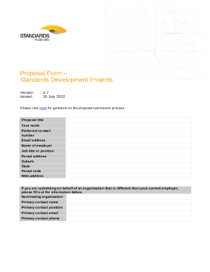 Proposal - Doc Template | pdfFiller