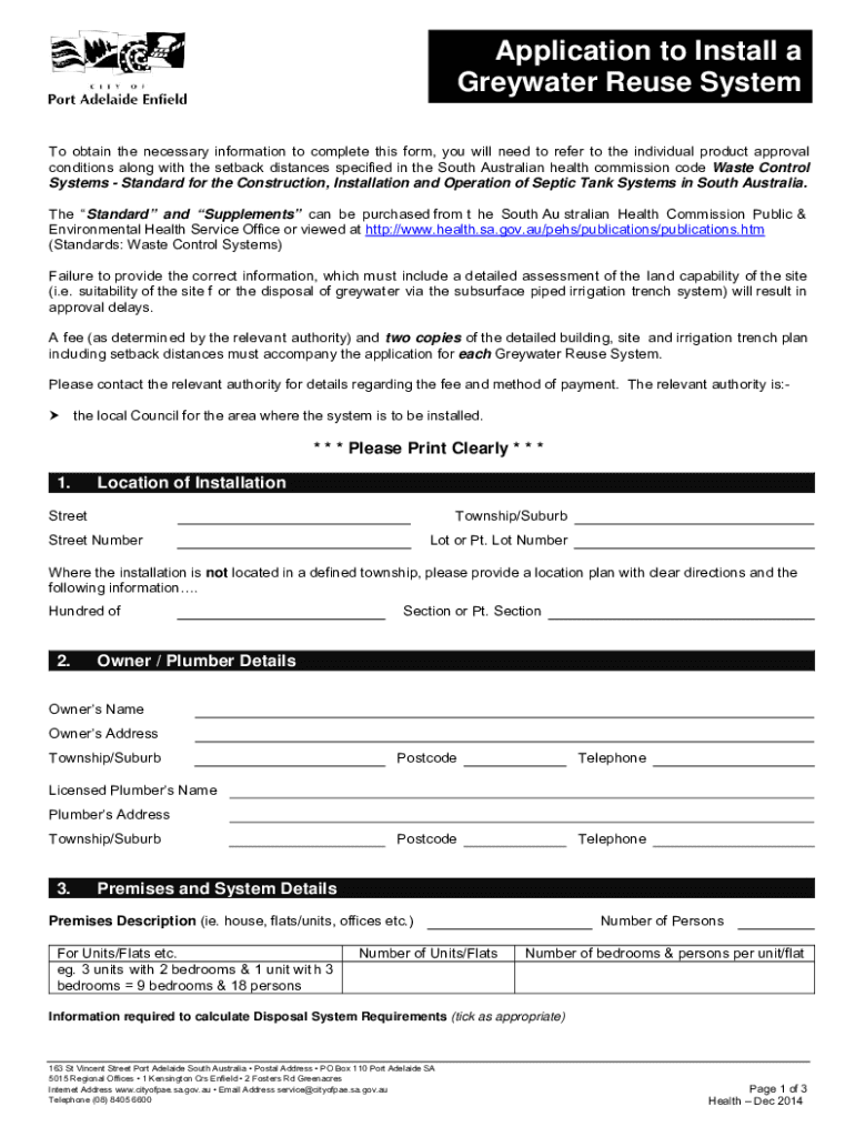 Fillable Online Technical Guide for Greywater Recycling System Fax ...