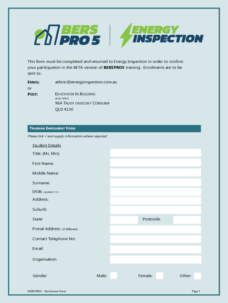 Fillable Online This form must be completed and returned to Energy ...