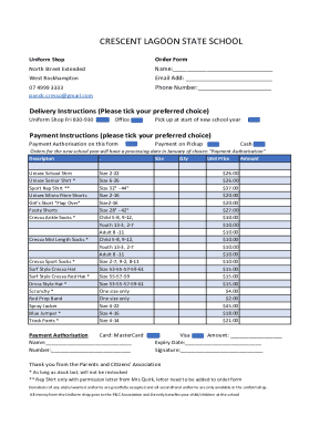 Fillable Online uniform oder sheet-1.xlsx Fax Email Print - pdfFiller