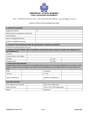 Fillable Online DETAILS OF AIRCRAFT Fax Email Print - pdfFiller