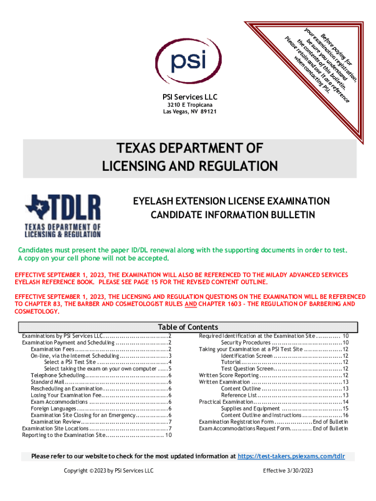 Fillable Online Eyelash Extension Licensing Requirements of Each State ...