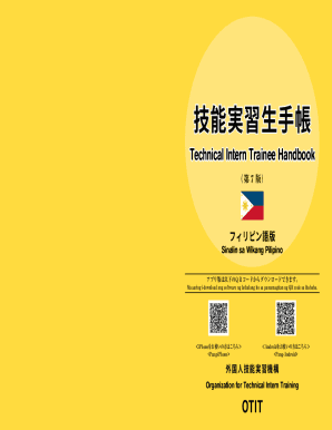 Fillable Online About the OTIT (Organization for Technical Intern ...