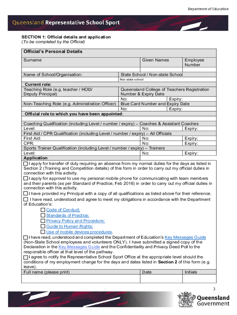Fillable Online QRSS Transfer of Duty Form. QRSS Transfer of Duty Form ...