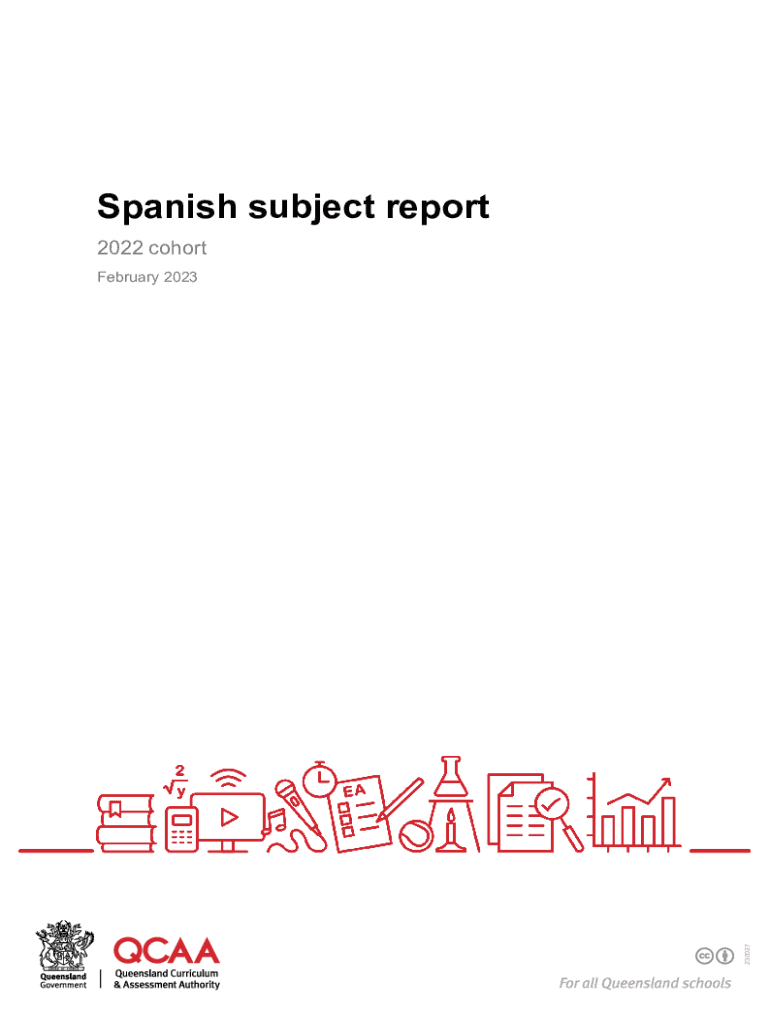 Fillable Online Spanish subject report Fax Email Print - pdfFiller