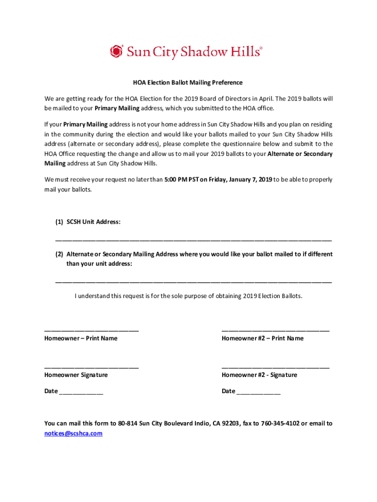 Fillable Online Electronic Voting: Can an HOA Board Vote By Email? Fax ...