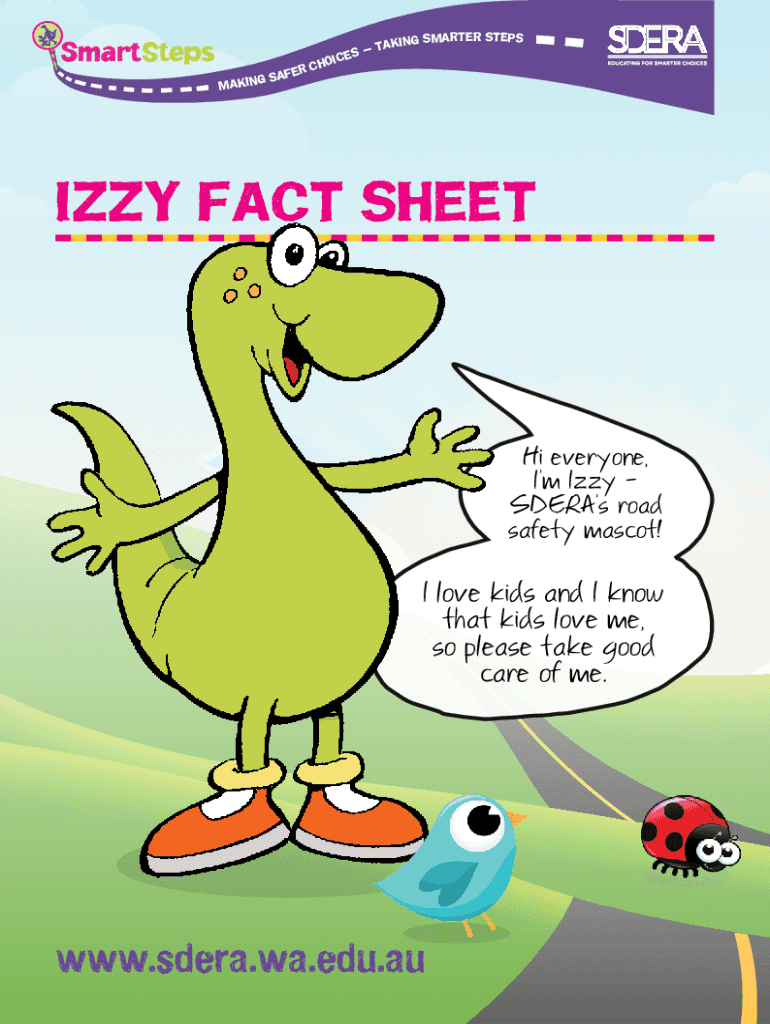 Fillable Online IZZY FACT SHEET Fax Email Print - pdfFiller