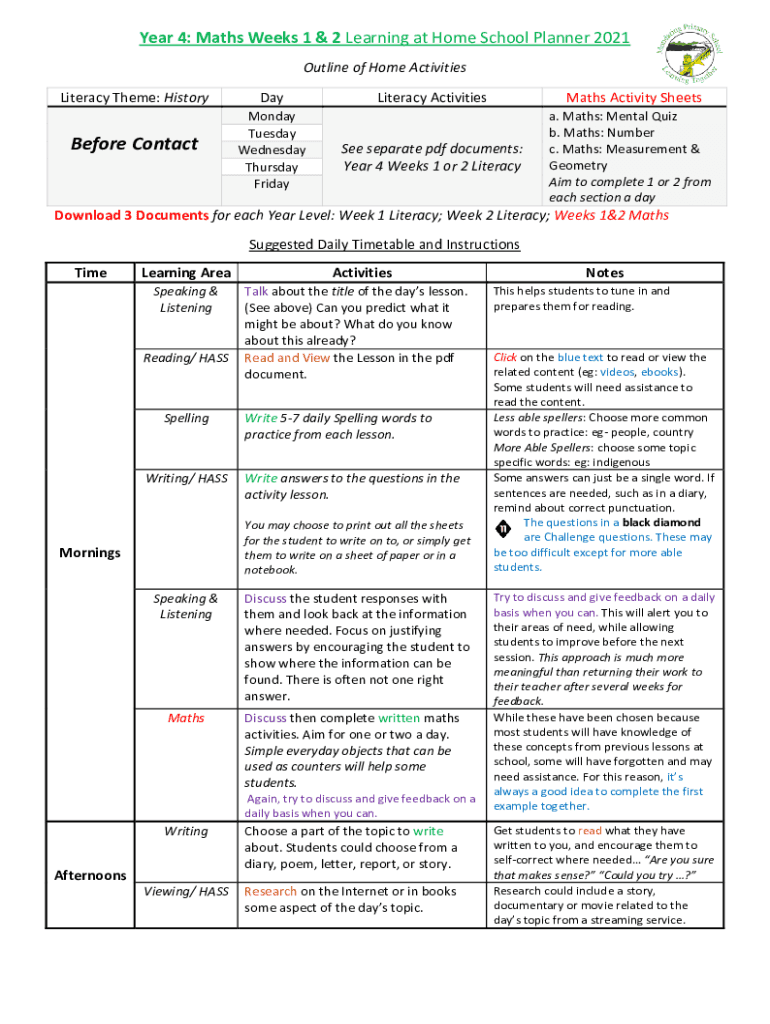 Fillable Online Year 4 Maths Assessment Pack: Term 1 (Teacher-Made) Fax ...