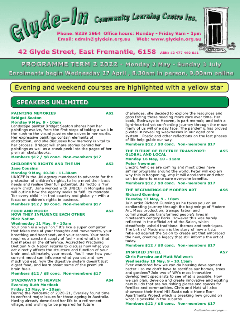 Fillable Online Bridget Seaton and Laura PedenELEMENTAL, 17-29 May ...