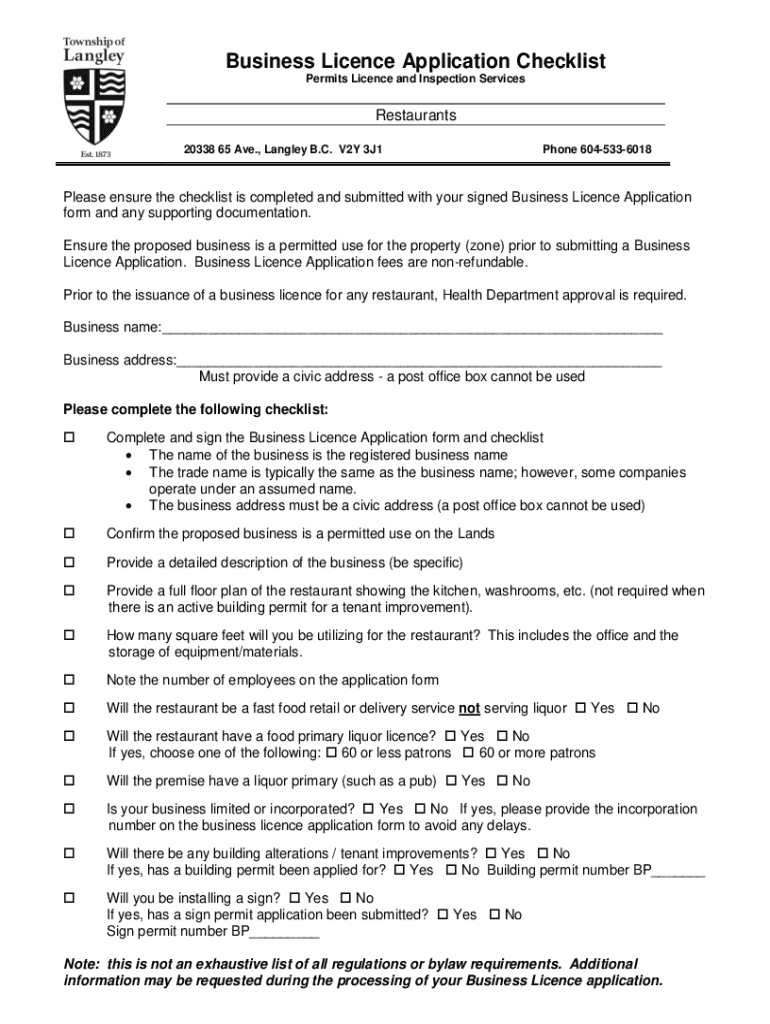 Fillable Online Fillable Online Building Permit Application Checklist Fax Email Print - pdfFiller