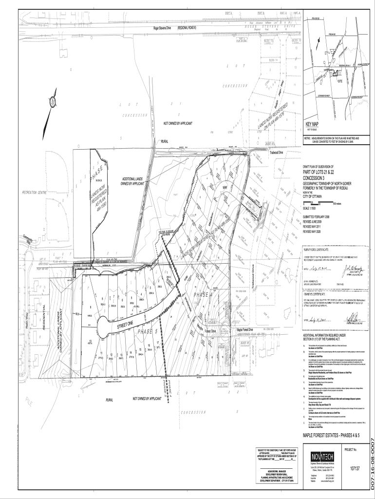 Fillable Online Draft Plan of Subdivision and Zoning By-law Amendment ...