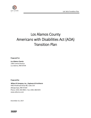 Fillable Online americans with disabilities act access audit and ...