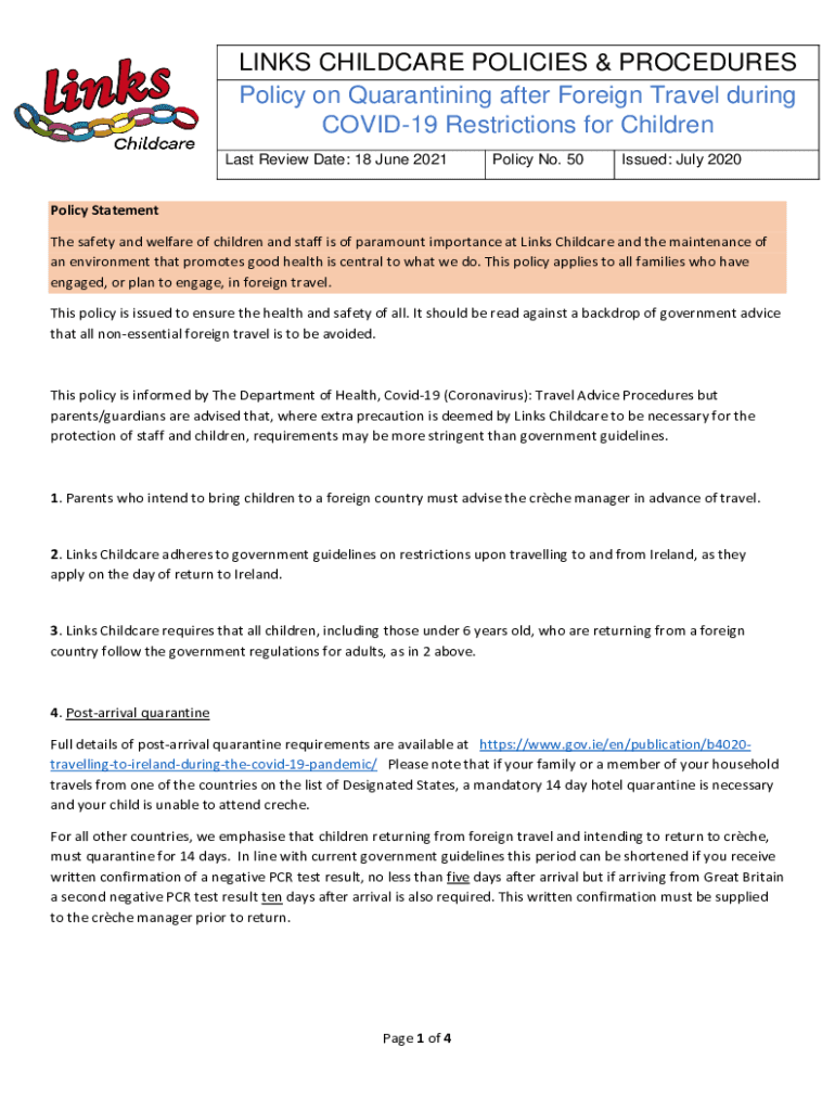 Fillable Online Links Childcare Policies & Procedures 37. Inclusion Policy Fax Email Print ...